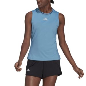 adidas womens match tank white/black x-large