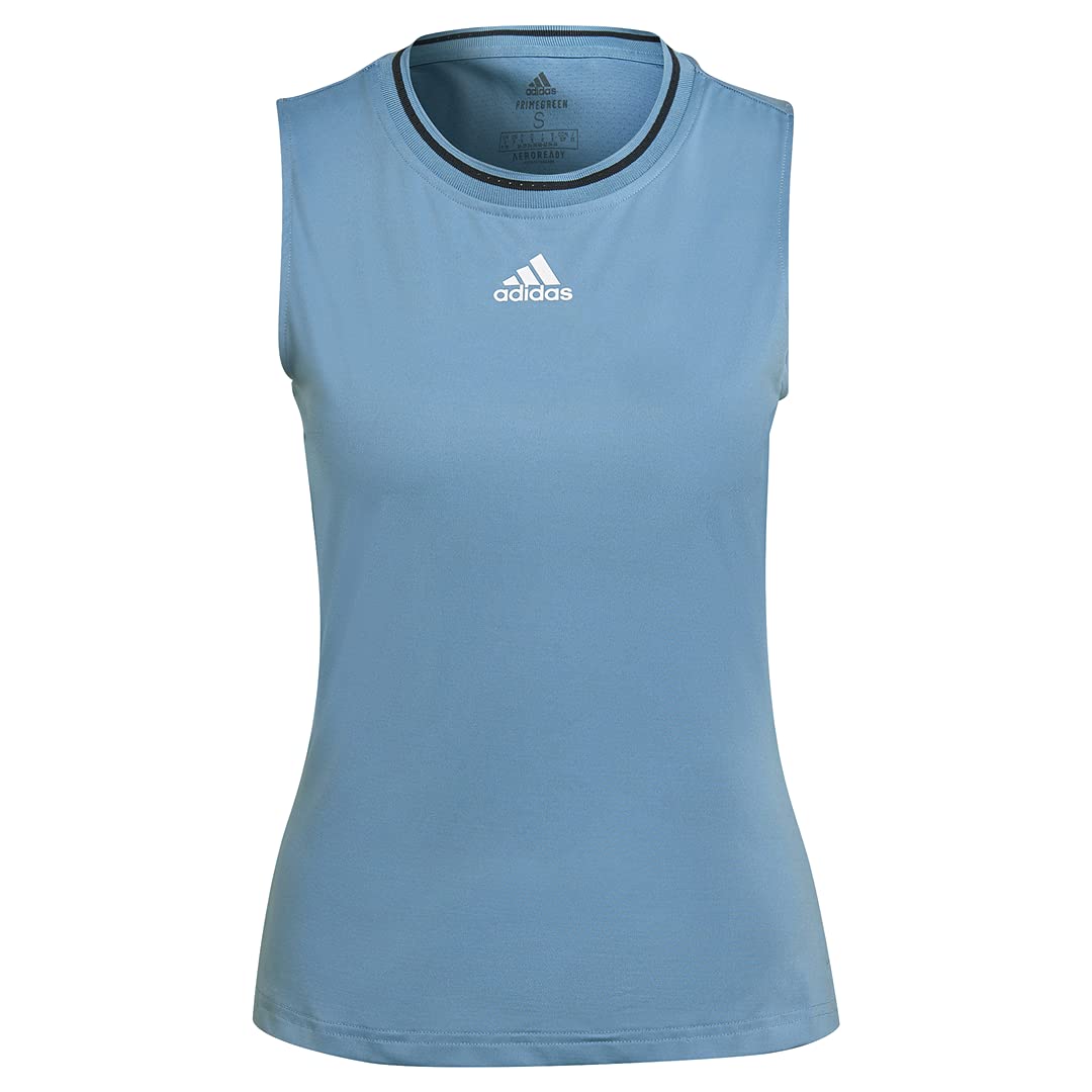 adidas womens Match Tank White/Black X-Large