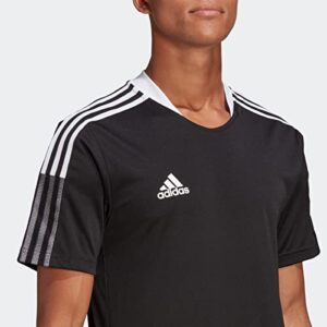 adidas Men's Tiro 21 Training Jersey, Black, Small