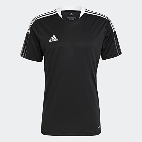 adidas Men's Tiro 21 Training Jersey, Black, Small