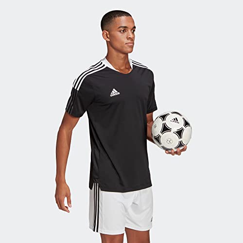 adidas Men's Tiro 21 Training Jersey, Black, Small