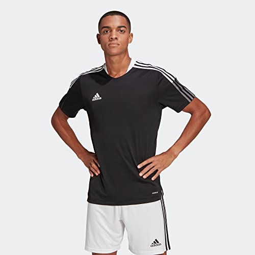 adidas Men's Tiro 21 Training Jersey, Black, Small