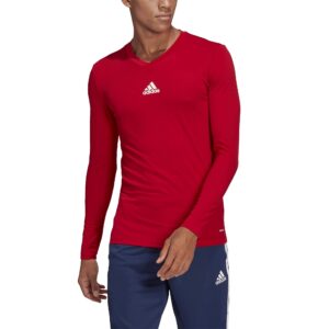 adidas mens Team Base Tee Team Power Red Medium