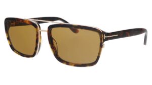 tom ford - ft0780 havana/other aviator men sunglasses - 58mm