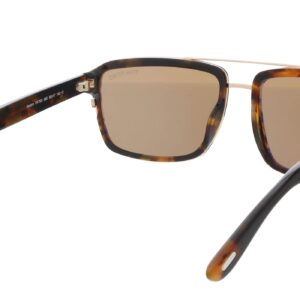 Tom Ford - FT0780 Havana/Other Aviator Men Sunglasses - 58mm