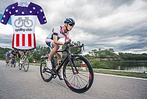 Cycling Jersey Men High Breathable Mesh MTB Shirts Summer Racing Bicycle Tops Back Safty Reflective Strip