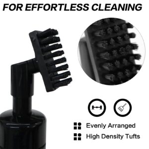 Golf Club Cleaner Brush with 5 Ounces of Water Ball Clubs Cleaning Aids Golfing Accessories for Men Women (2 Pack Black Water Brush)