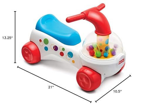 Fisher Price Ride-On Classic Pop-Corn Popper – Balls POP as You Ride! Ages 1-3