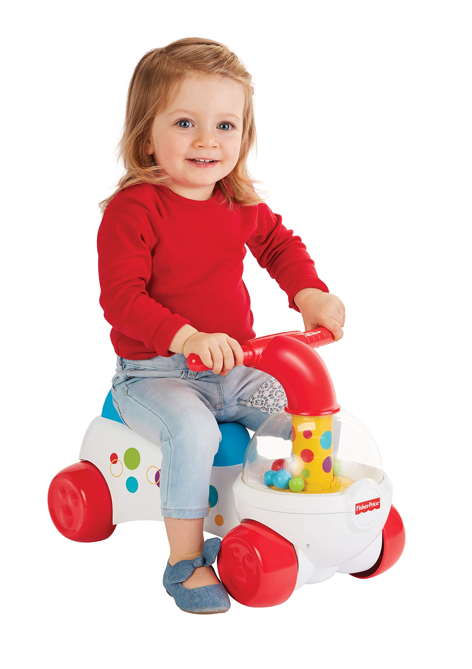 Fisher Price Ride-On Classic Pop-Corn Popper – Balls POP as You Ride! Ages 1-3