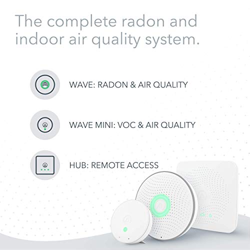 Airthings 4200 House Kit, Radon, Mold Risk & Indoor Air Quality Monitoring System, Multi-Room