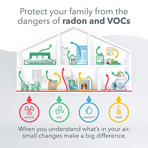 Airthings 4200 House Kit, Radon, Mold Risk & Indoor Air Quality Monitoring System, Multi-Room