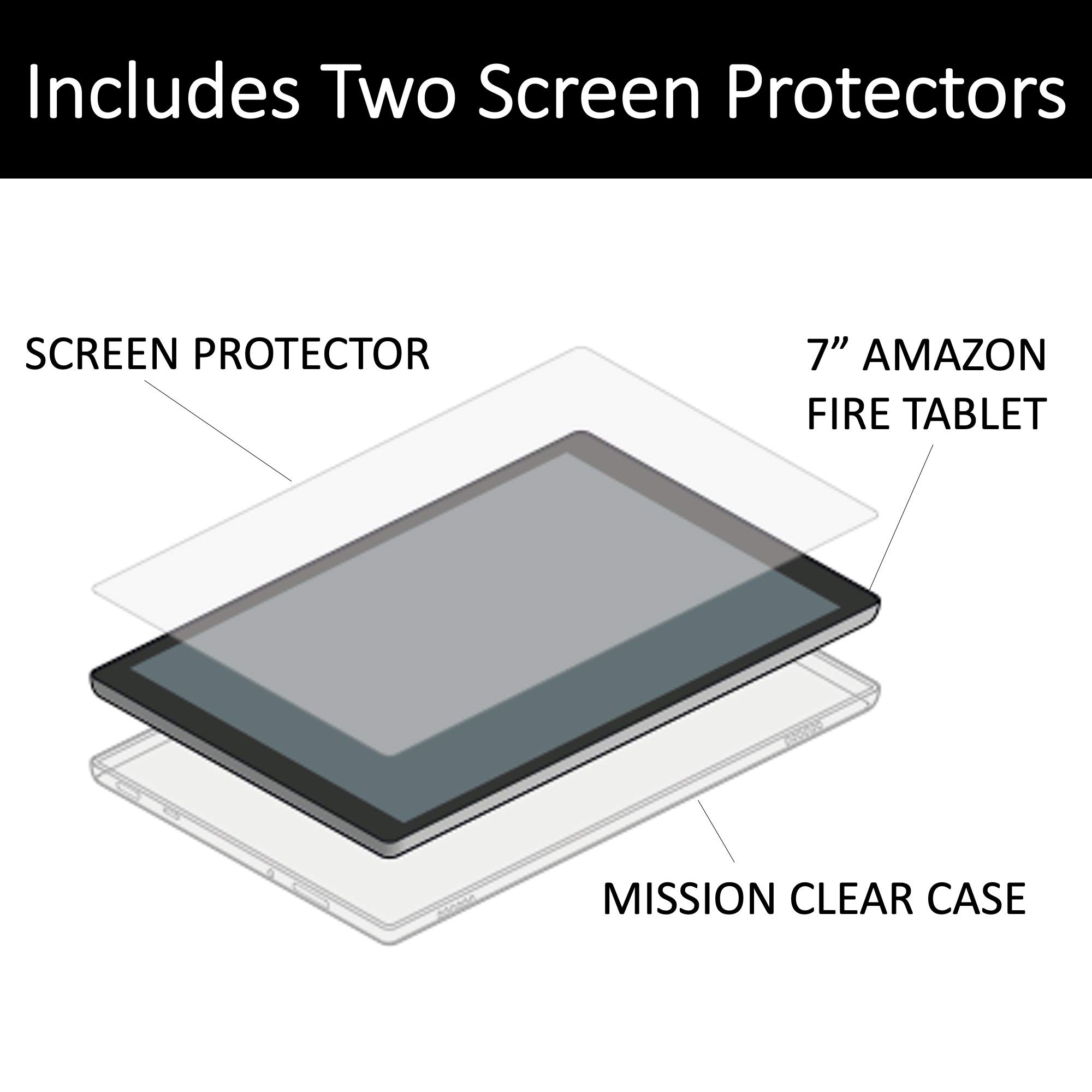 Made for Amazon Clear Case for Amazon Fire 7" Tablet