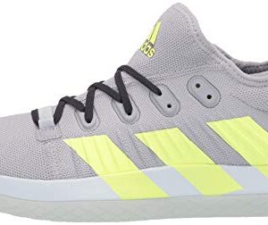 adidas Men's Stabil Next Gen Primeblue Volleyball Shoe, Halo Silver/Yellow/Ink, 8