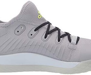 adidas Men's Stabil Next Gen Primeblue Volleyball Shoe, Halo Silver/Yellow/Ink, 8