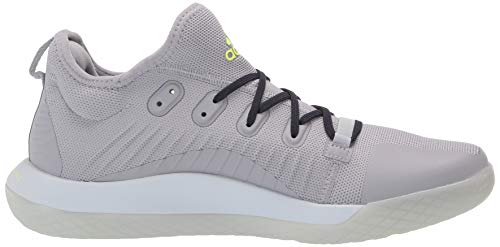 adidas Men's Stabil Next Gen Primeblue Volleyball Shoe, Halo Silver/Yellow/Ink, 8