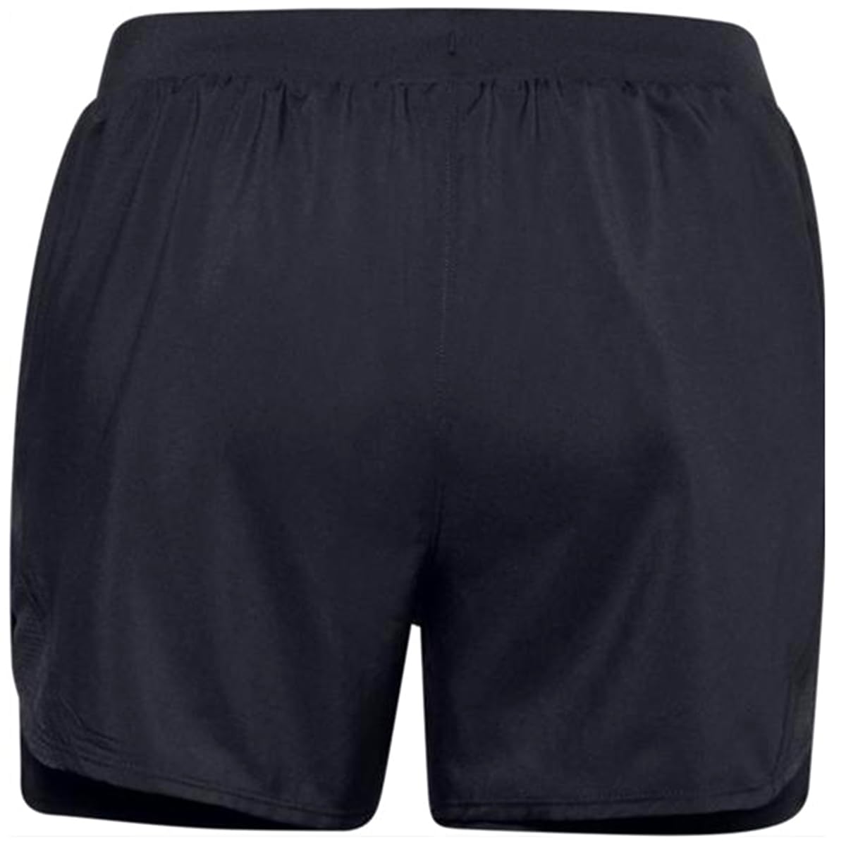 Under Armour Women's Fly by 2.0 2-in-1 Shorts, Black (001)/Reflective, Medium