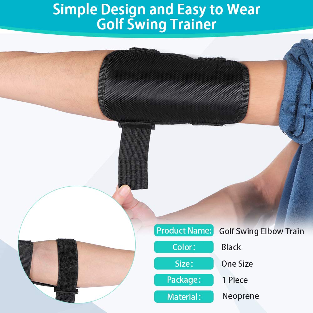 Ymiko Golf Swing Training Aid,Straight Arm Golf Training Aid for Elbow Posture Correction Brace of Golf Swing for Beginner Training of Men and Women