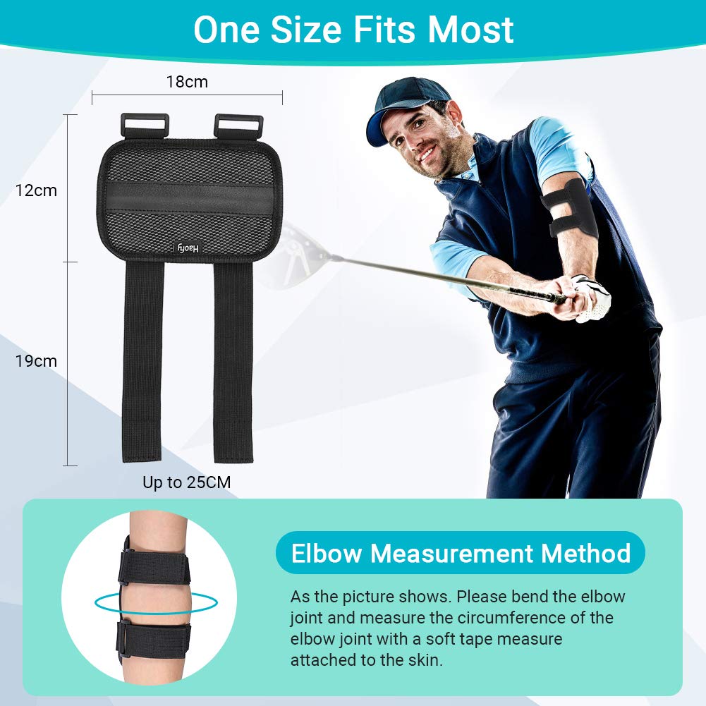 Ymiko Golf Swing Training Aid,Straight Arm Golf Training Aid for Elbow Posture Correction Brace of Golf Swing for Beginner Training of Men and Women