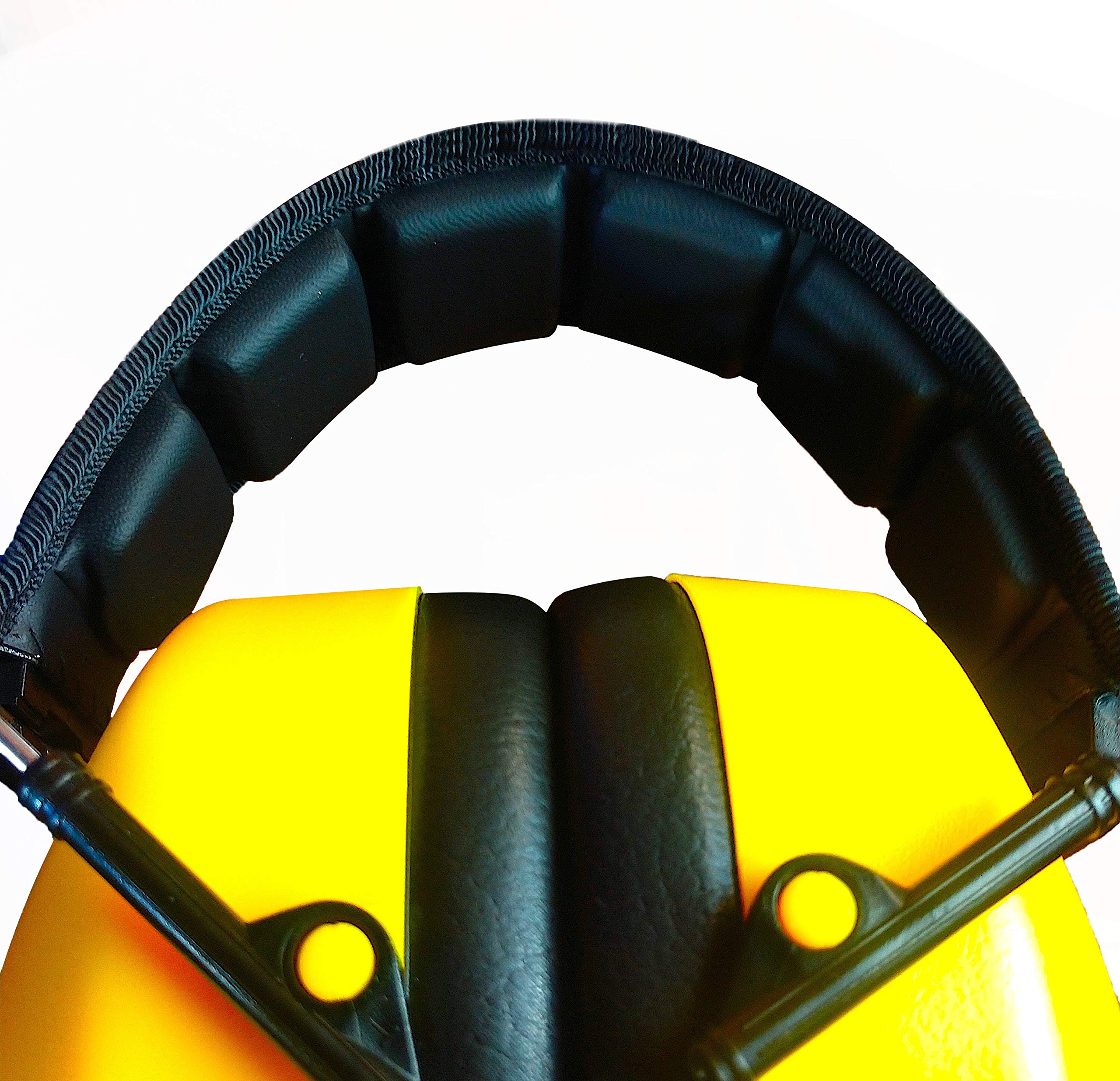 DECIBEL DEFENSE Professional Safety Ear Muffs - 37dB NRR - The HIGHEST Rated & MOST COMFORTABLE Ear Protection for Shooting & Industrial Use - PROFESSIONAL HEARING PROTECTION (SAFETY YELLOW)