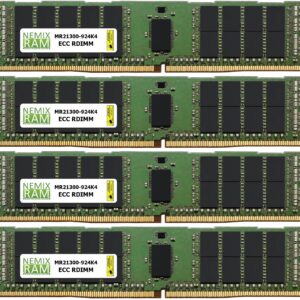 256GB 4x64GB DDR4-2666 PC4-21300 2Rx4 RDIMM ECC Registered Memory by NEMIX RAM