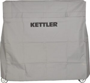 kettler heavy-duty weatherproof indoor/outdoor table tennis table cover, grey (7033-100)