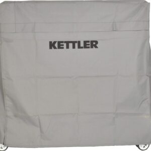 KETTLER Heavy-Duty Weatherproof Indoor/Outdoor Table Tennis Table Cover, Grey (7033-100)