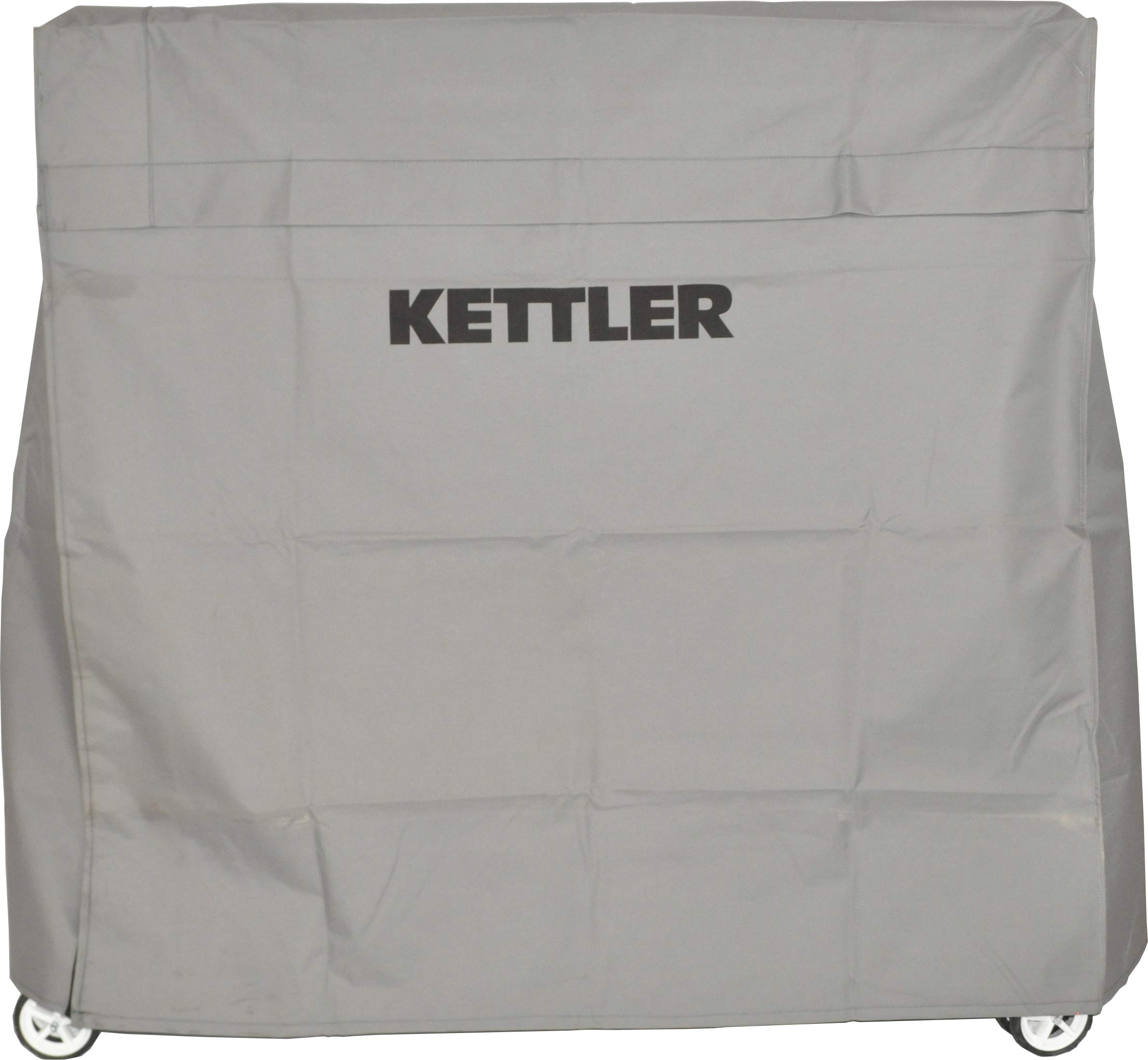 KETTLER Heavy-Duty Weatherproof Indoor/Outdoor Table Tennis Table Cover, Grey (7033-100)