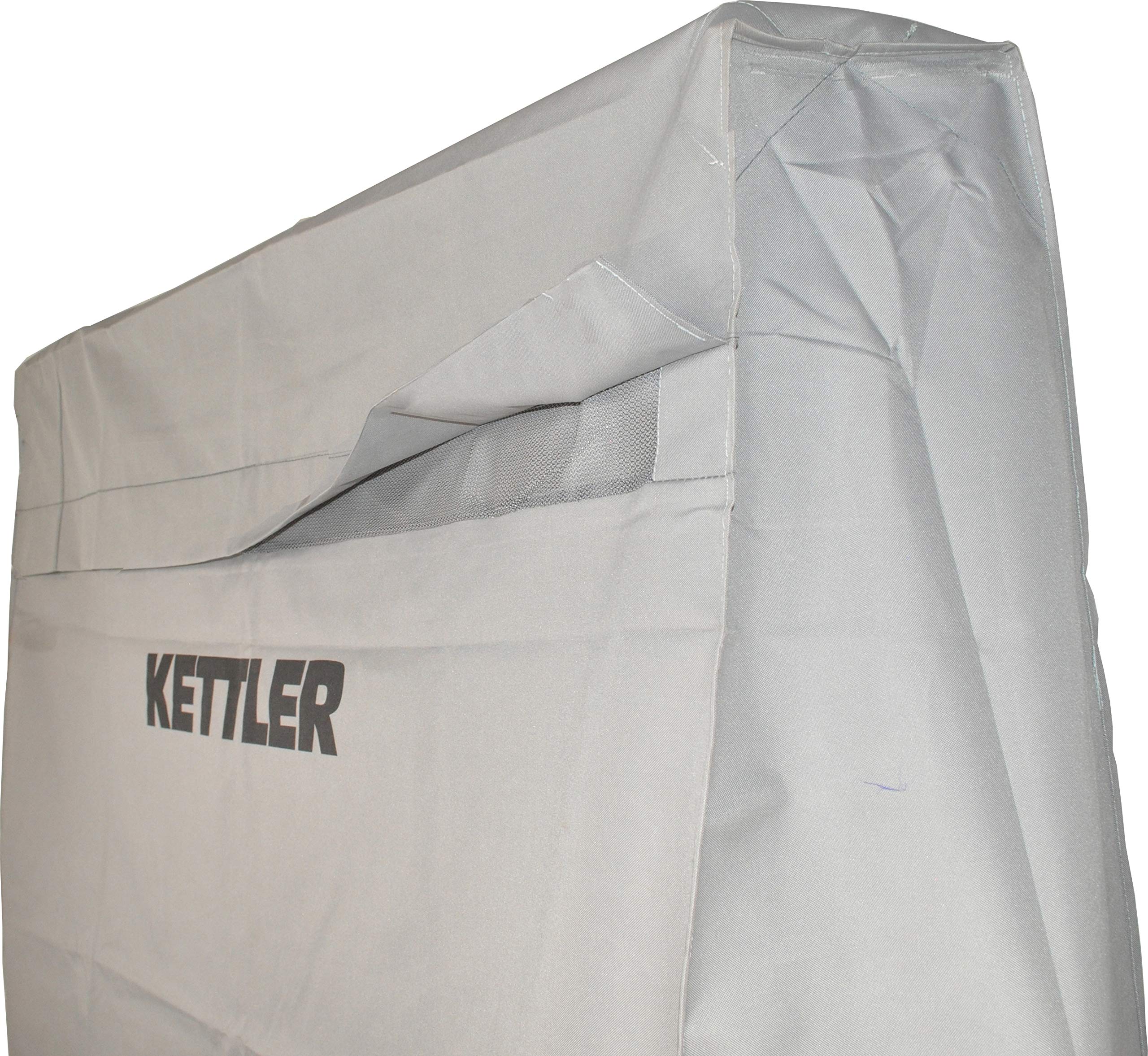 KETTLER Heavy-Duty Weatherproof Indoor/Outdoor Table Tennis Table Cover, Grey (7033-100)