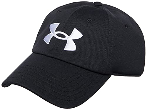 Under Armour Men's Blitzing Adjustable Hat , Black (001)/White , One Size Fits Most