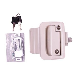 fastec 44610-09-sp white rv door lock