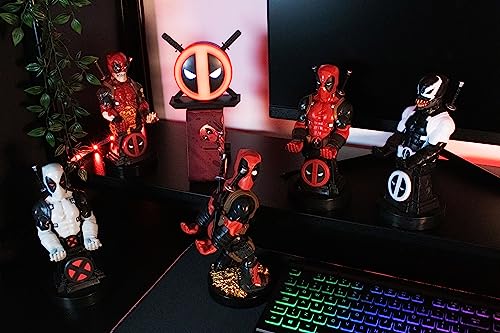 Cable Guys - Deadpool "Back In Black" Venom Accessory Holder for Gaming Controllers and Smartphones (Electronic Games////)