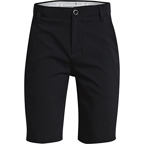 Under Armour Boys Showdown Shorts , Black (001)/Halo Gray , X-Large