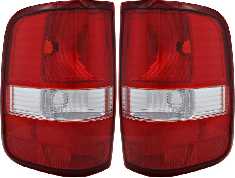 Compatible with Ford F150 Tail Lights Lamps Set 2004 2005 2006 2007 2008 Driver and Passenger Side