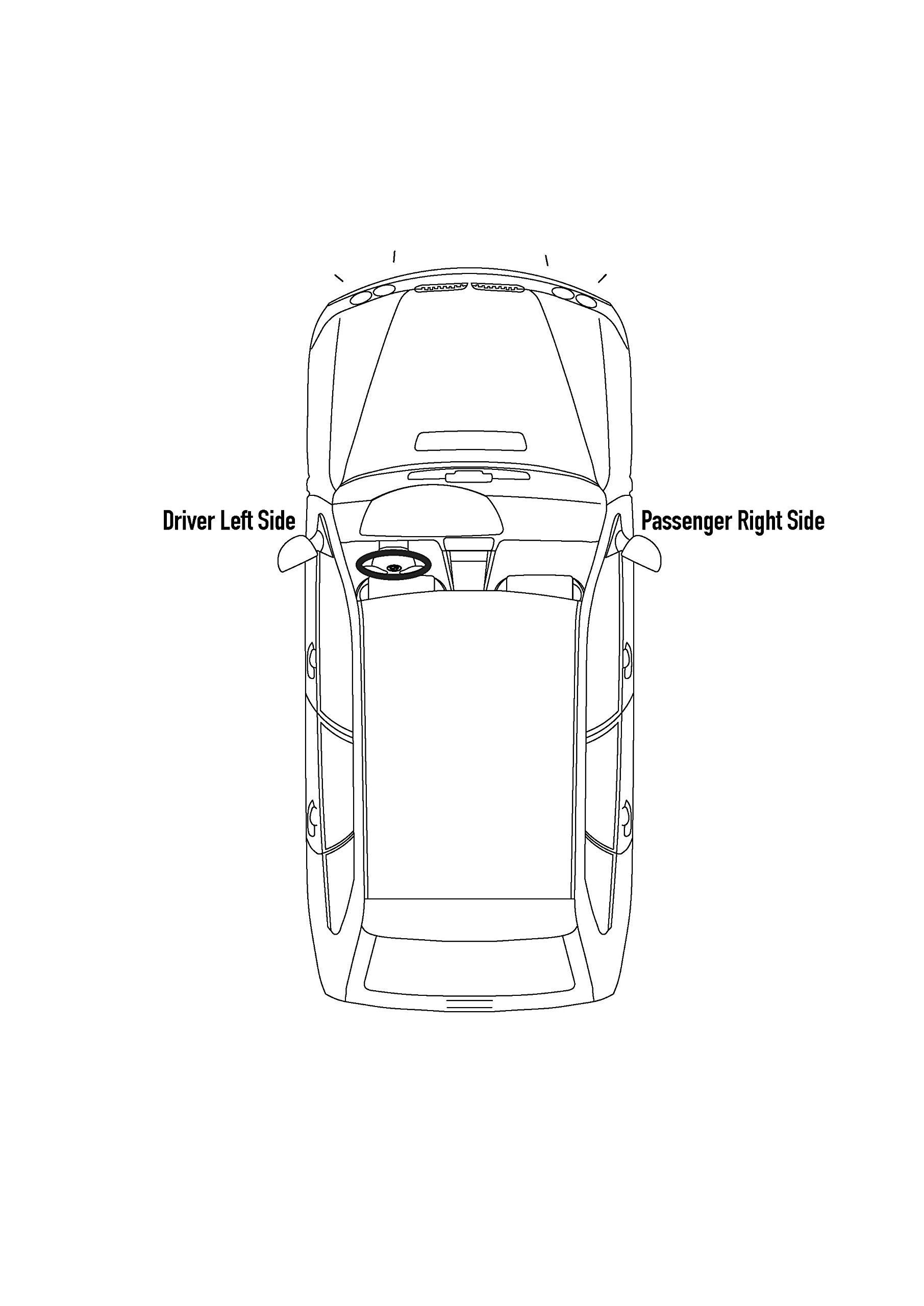 Compatible with Ford F150 Tail Lights Lamps Set 2004 2005 2006 2007 2008 Driver and Passenger Side