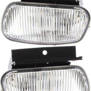 Compatible with Ford Ranger Fog Lights Lamps Set 1998 1999 2000 Driver and Passenger Side