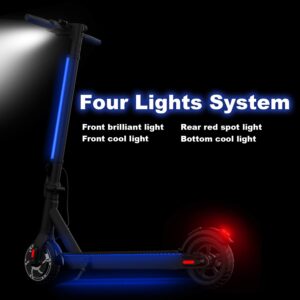 Hiboy S2 Lite Electric Scooter - 6.5" Solid Tires - Up to 10.6 Miles Long-Range & 13 MPH Portable Folding Commuting Scooter for Teens/Adults (Black)