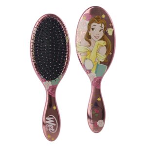 wet brush disney original detangler brush princess wholehearted - rapunzel, silver - all hair types - ultra-soft intelliflex bristles glide through tangles with ease