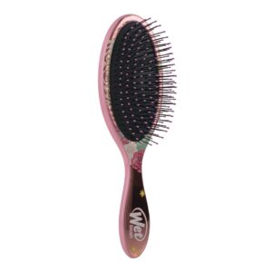 Wet Brush Disney Original Detangler Brush Princess Wholehearted - Rapunzel, Silver - All Hair Types - Ultra-Soft IntelliFlex Bristles Glide Through Tangles with Ease