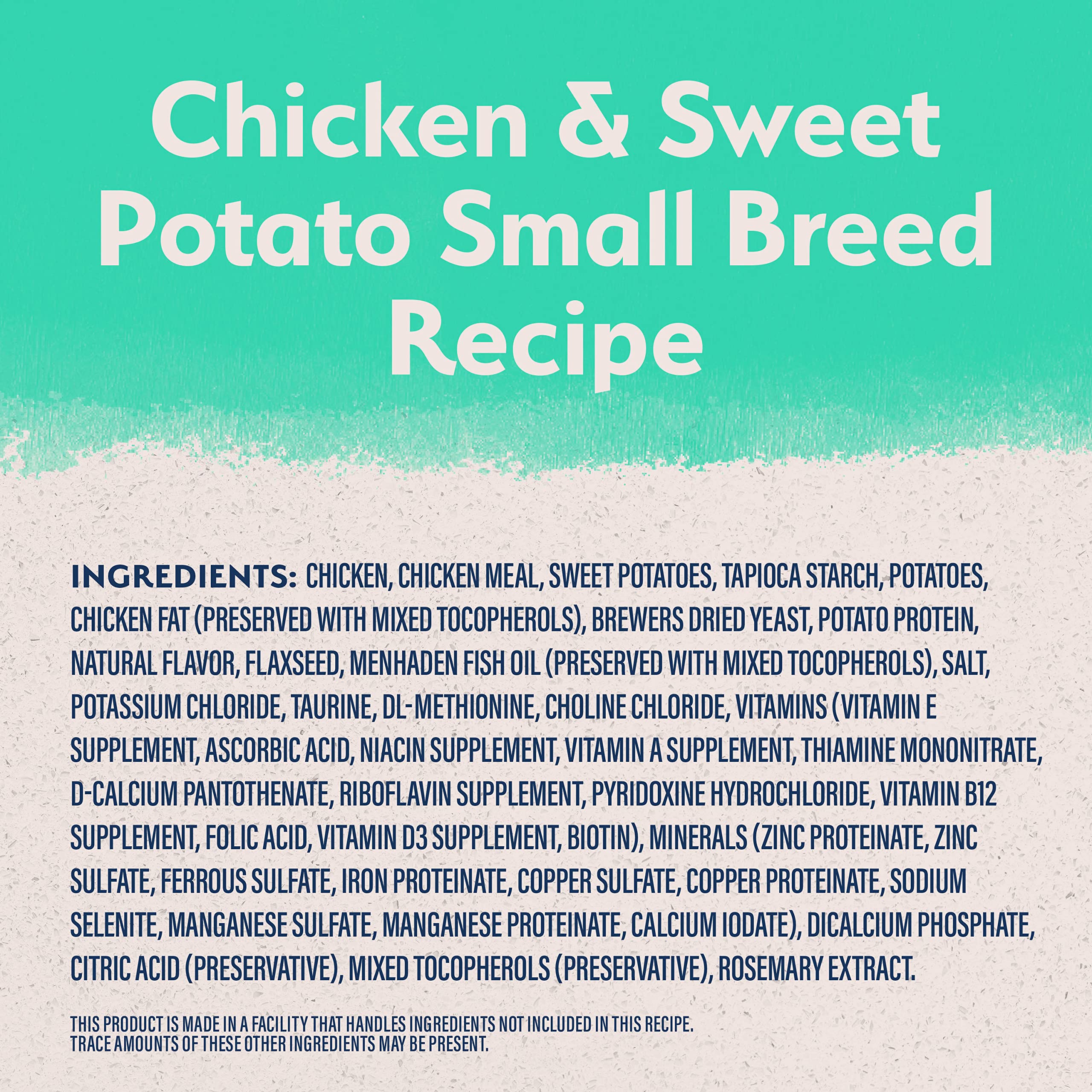 Natural Balance Limited Ingredient Small Breed Adult Grain-Free Dry Dog Food, Chicken & Sweet Potato Recipe, 12 Pound (Pack of 1)