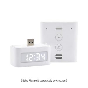 Made For Amazon, Smart Clock for Echo Flex