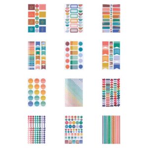 Erin Condren Designer Sticker Book - Too Cool for School, Edition 4 (694 Stickers) Decorative and Cute Stickers for Customizing Planners, Notebooks, and More