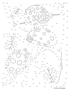 ladybug extreme dot-to-dot / connect the dots pdf