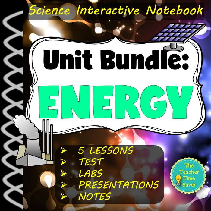 Energy, Work, and Simple Machines Notebook | Science Curriculum