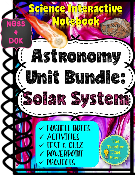 Solar System Space Interactive Notebook