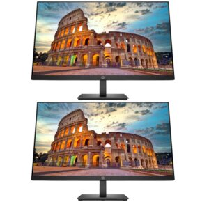 hp p27h 27 inch full hd 1920 x 1080 led lcd anti-glare backlit monitor 2-pack