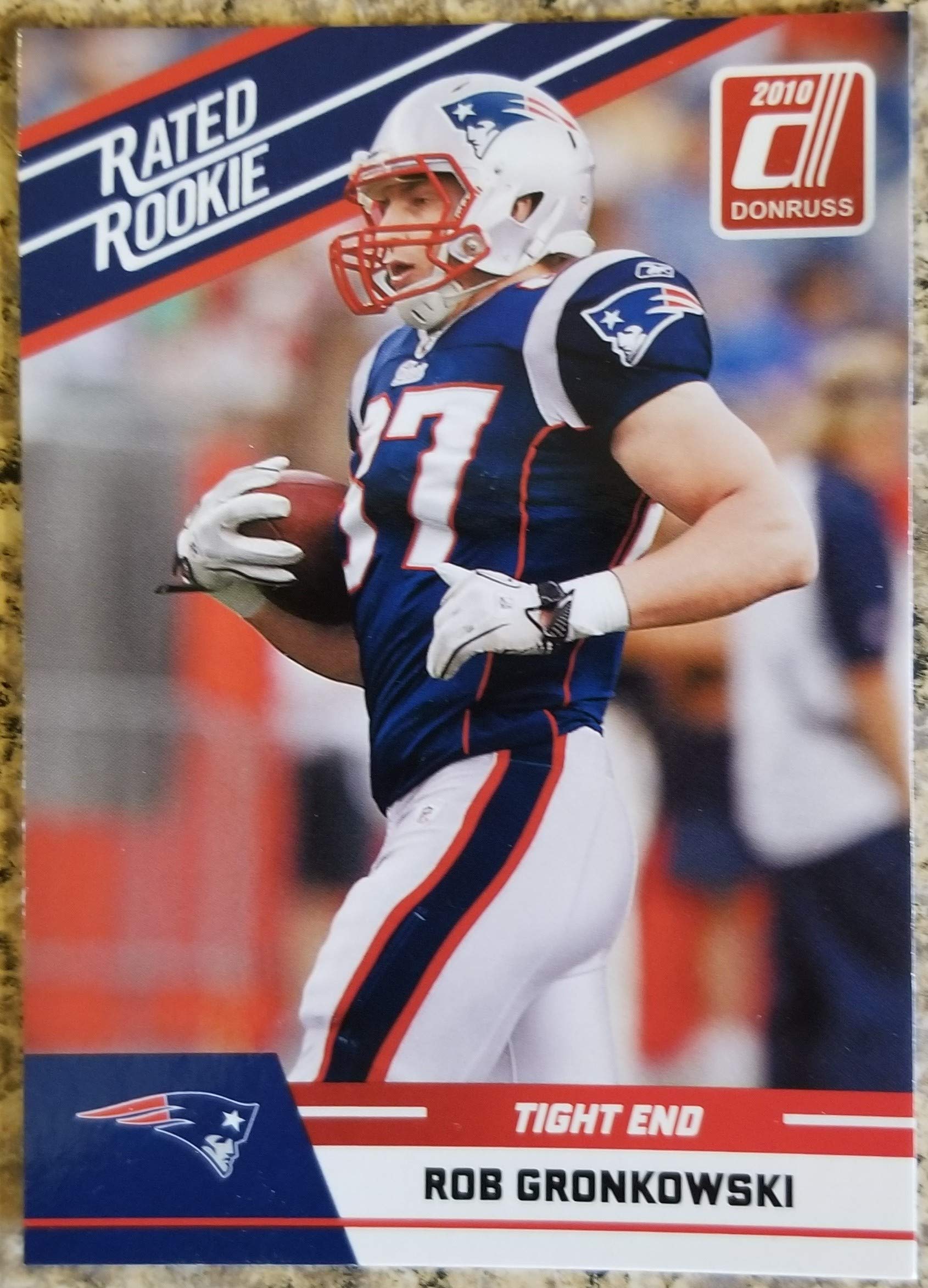 2010 Donruss Football #84 Rob Gronkowski Rookie Card New England Patriots Rated Rookies