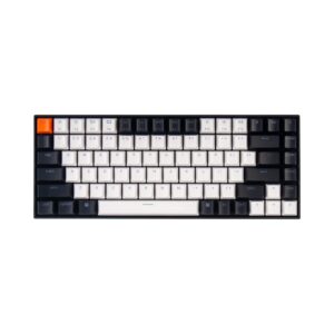 keychron k2 75% layout hot-swappable bluetooth wireless/usb wired mechanical keyboard with gateron g pro brown switch/double-shot keycaps/rgb backlit 84-key computer keyboad for mac windows version 2