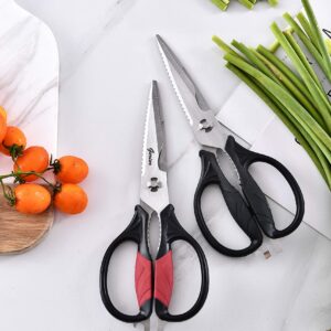 Kitchen Scissors - Come Apart Kitchen Shears for Cutting Chicken, Meat, Poultry, Seafood, Vegetable - Great Cooking Scissors Gadget