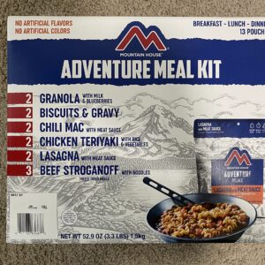 HM Mountain House Adventure Meal KIT, Breakfast - Lunch - Dinner, 13 Pouches