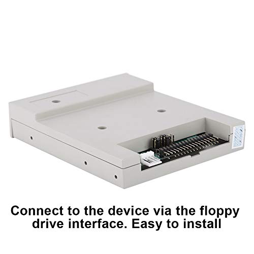 Oumij1 Drive Emulator,720KB SFRM72-FU USB SSD Floppy Drive Emulator with 720K Floppy Drive ABS